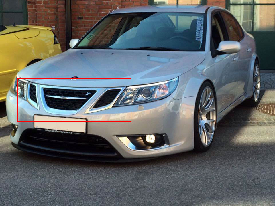 Grills/Air Intakes Hirsch Front Lower Bumper Honeycomb Grille for Saab ...